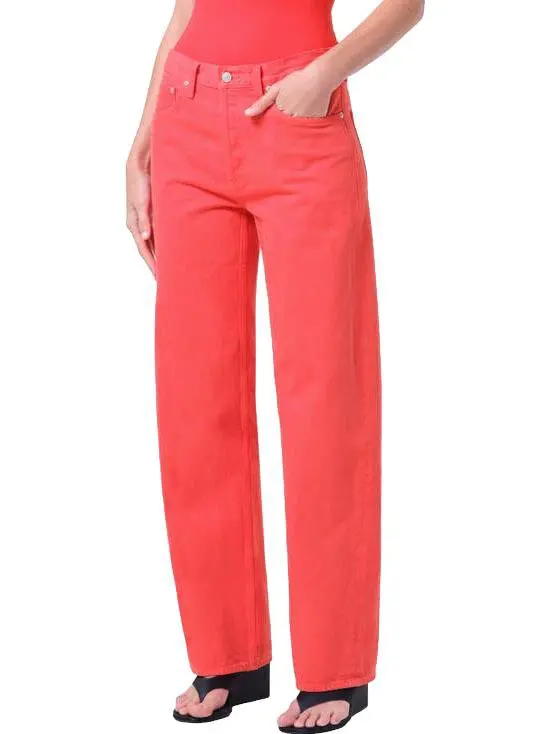 AGOLDE Arc Loose Wide-leg Jeans - Carnival