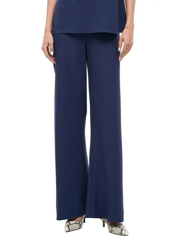 Staud Stroll Wide Leg Pants - Navy