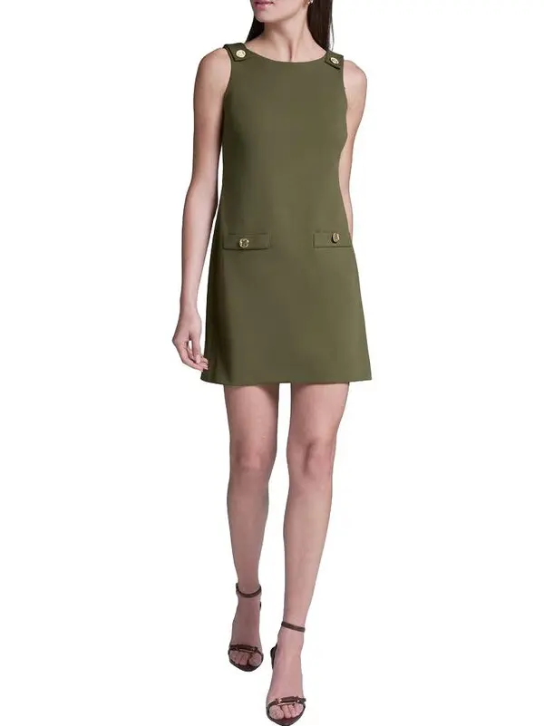 Bcbgmaxazria Shift Dress - Rustic Olive