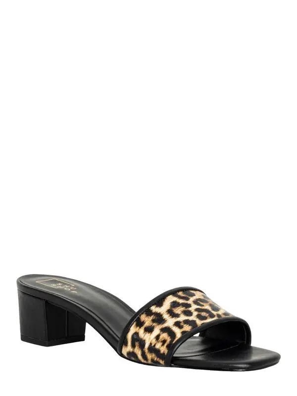 SHU SHOP Finley Slide Sandal - Leopard Print