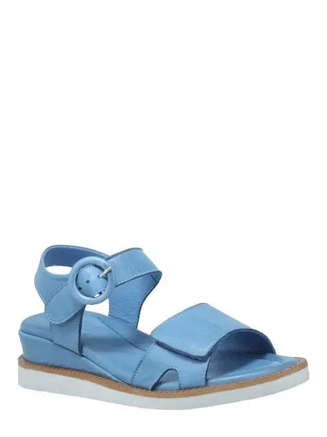 Miz Mooz Eva Ankle Strap Platform Wedge Sandals - Jeans