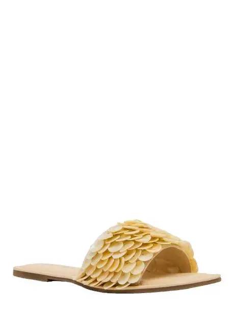 Anne Klein Brianne Slide Sandal - Ivory Shells