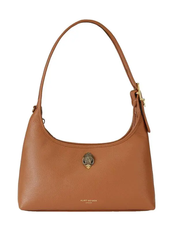 Kurt Geiger Leather Shoulder Bag - Open Brown