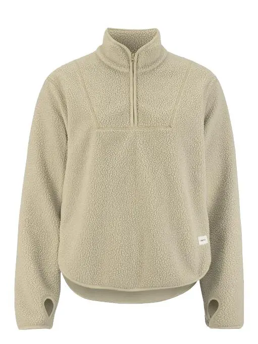 CRAFT High Pile Fleece Half Zip Pullover - Hay