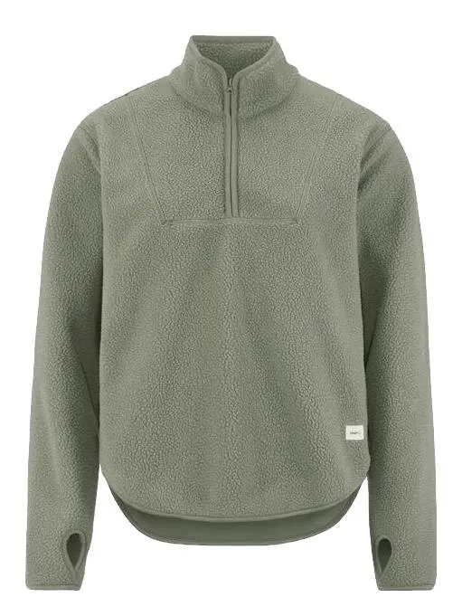 CRAFT High Pile Fleece Half Zip Pullover - Leaf
