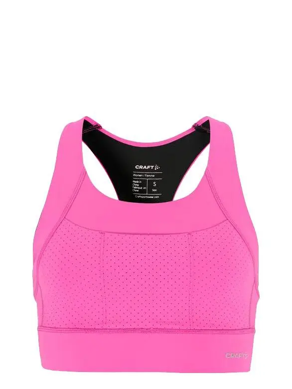 CRAFT Hypervent Pocket Sports Bra - Magenta