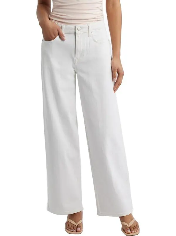 OPEN EDIT Mid-rise Wide Leg Jeans - Morgan Wash