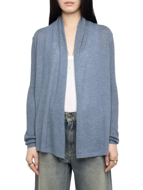 Zadig&Voltaire Cashmere Open-front Cardigan - Sixtine