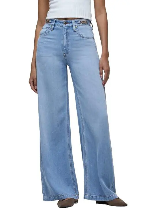 Hudson Jeans James Accent Hardware Wide Leg - One Wish