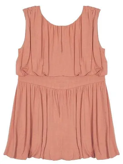 MABEL + HONEY Relaxed Sleeveless A-line Dress - Pink
