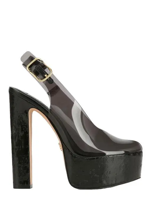 NAKED WOLFE Rare Clog Heels - Smoke