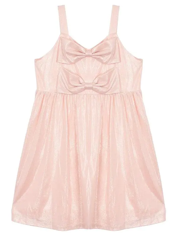 ISOBELLA & CHLOE Strappy Dress With Bow Detail - Pink