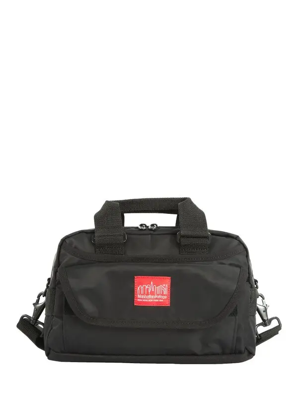 MANHATTAN PORTAGE Flight Nylon Lenox Shoulder Bag - Black