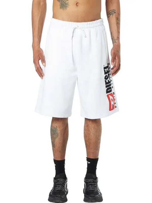 DIESEL® P-crow-div Sweat Shorts - White