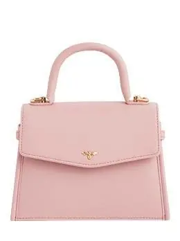 FABLE ENGLAND Small Structured Tote Bag - Light/pastel Pink