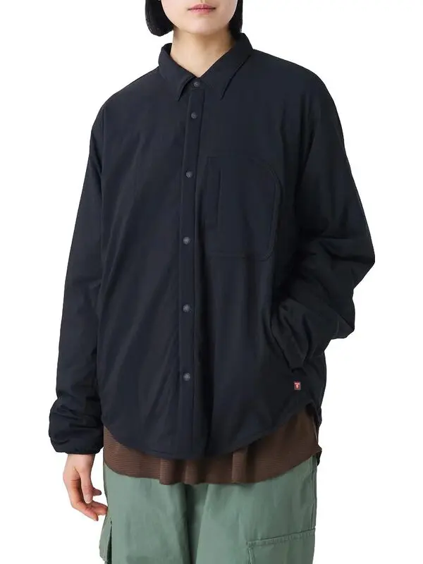 SNOW PEAK Flexible Insulated Water Repellent Shirt Jacket - Black