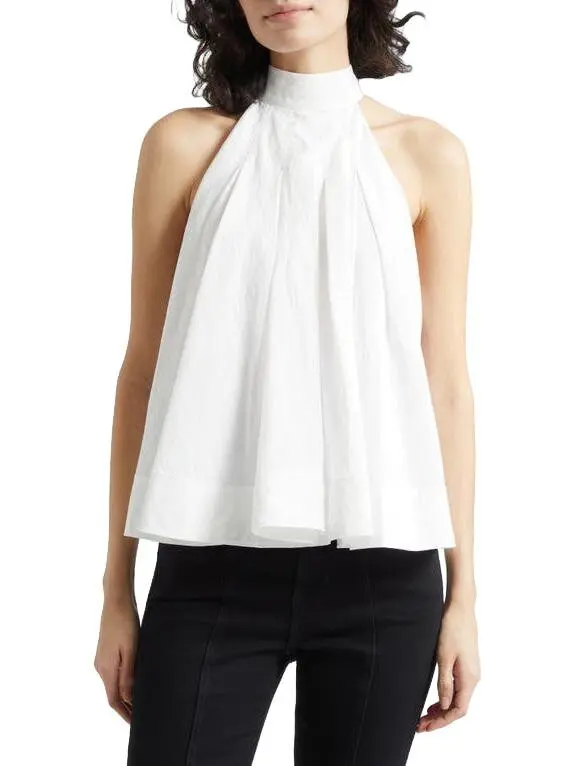 Cinq À Sept Jagger Halter Top - White