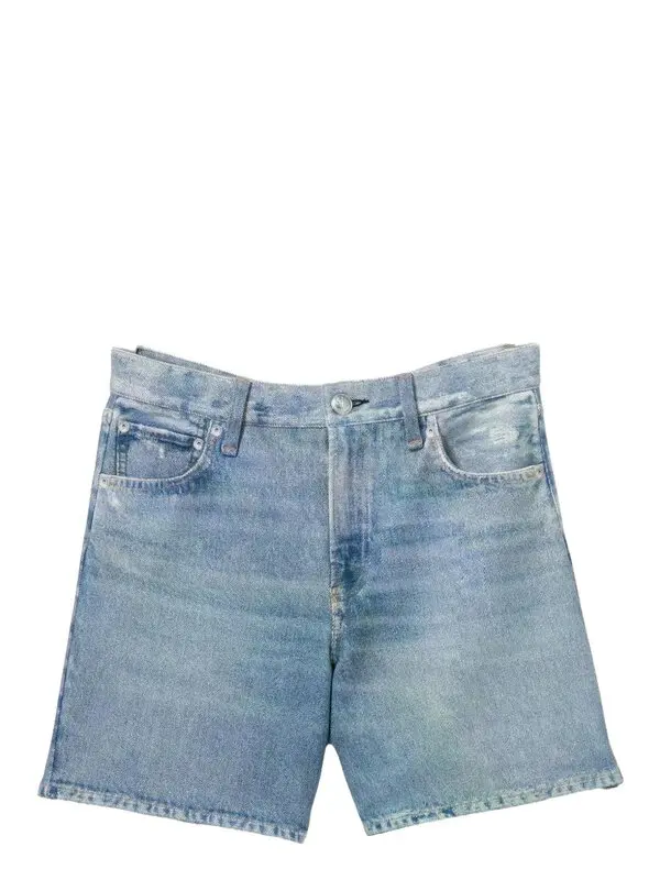 Rag & Bone Miramar Kaia Denim Shorts - Blue