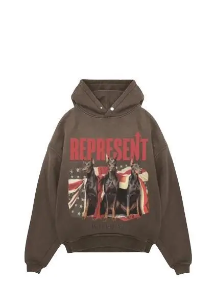REPRESENT Dream On Tour Hoodie - Brown