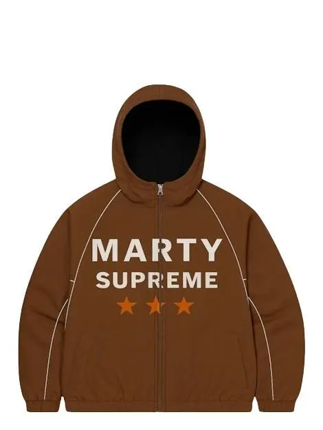 NAHMIAS X Marty Supreme A24 Classic Warm Up Jacket - Brown