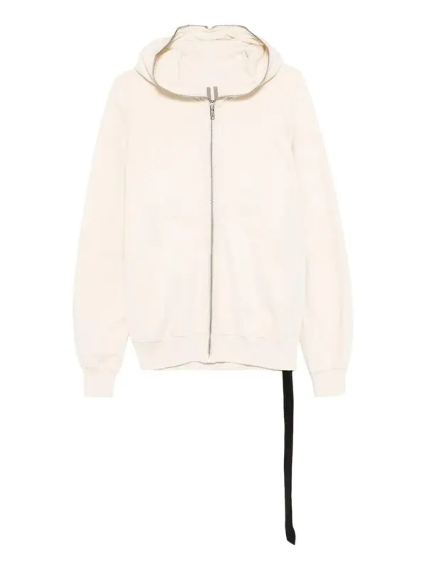 Rick Owens Felpa Gimp Hoodie - White