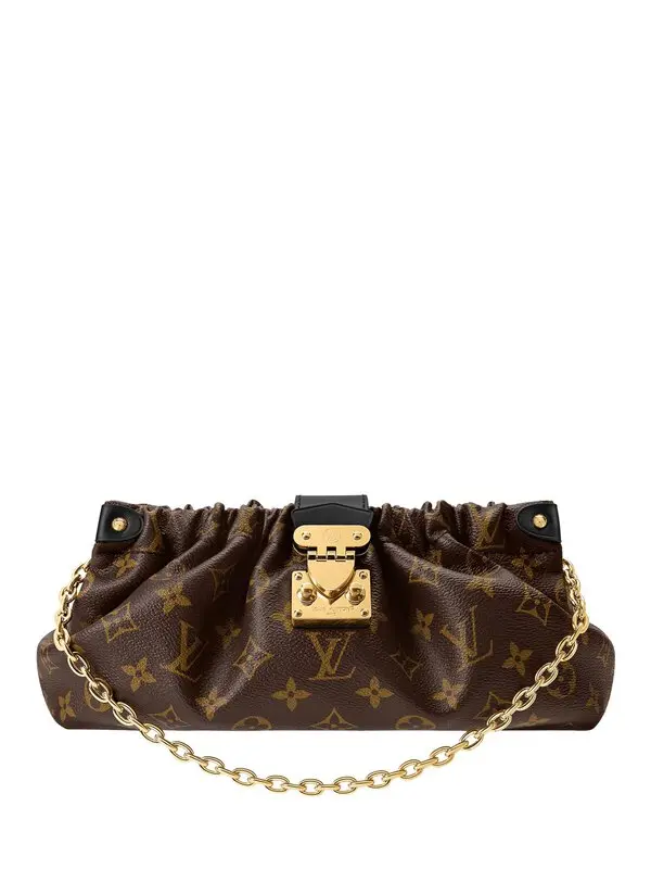 LOUIS VUITTON Pochette Sling Pm Monogram Canvas - Brown