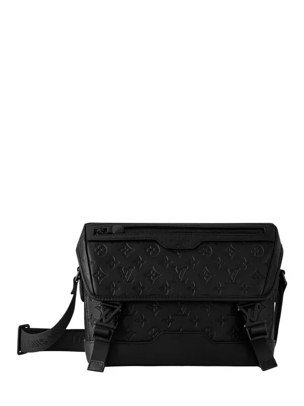 LOUIS VUITTON Messenger Voyager Pm Monogram Shadow - Black