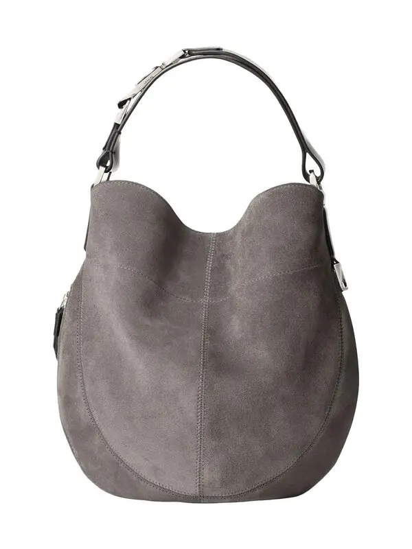 LEMAIRE Hobo Quiver Clip Bag - Grey