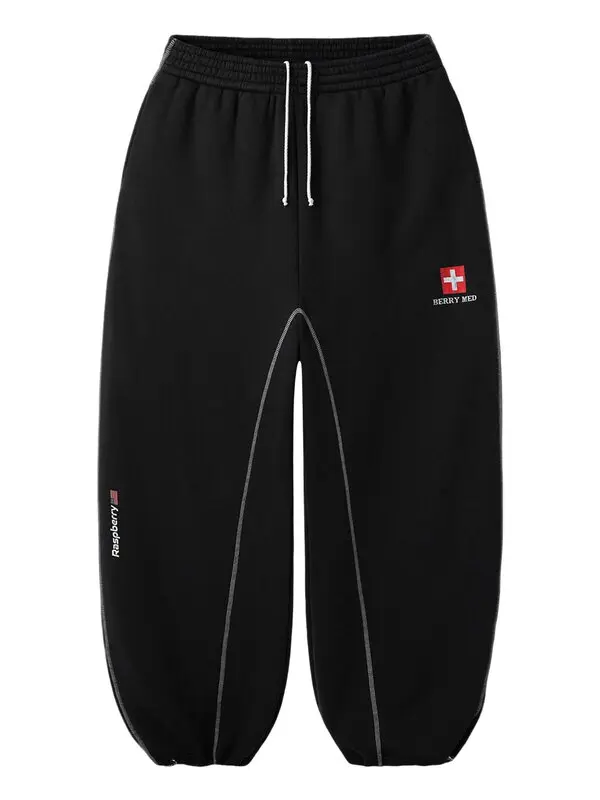 GV GALLERY Berry Med Sweats - Black