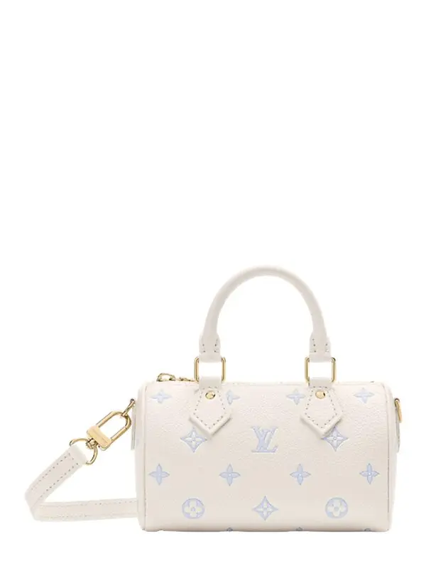 LOUIS VUITTON Nano Speedy - White