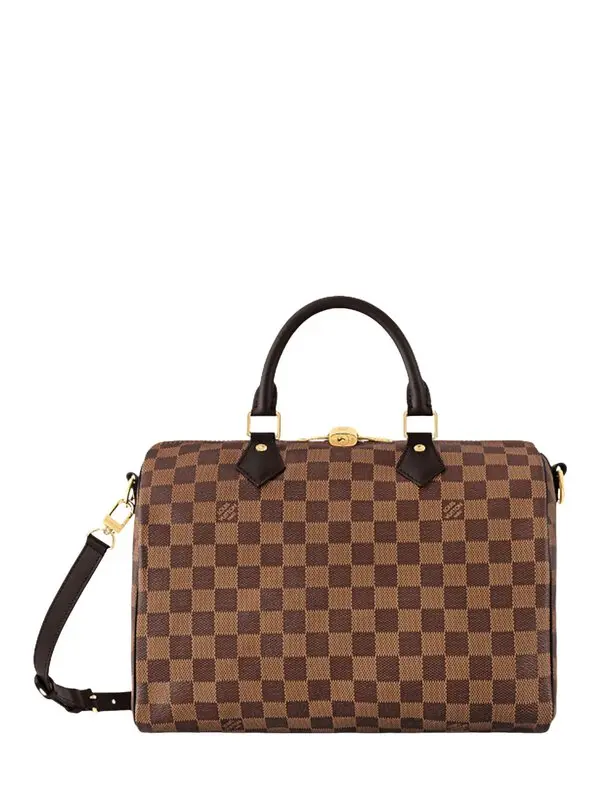 LOUIS VUITTON Speedy Bandouliere 30 Damier Ebene Canvas - Brown