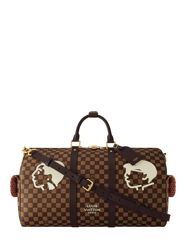 LOUIS VUITTON Keepall Bandoulière 50 - Brown