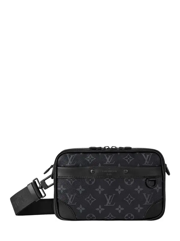 LOUIS VUITTON Alpha Messenger Monogram Eclipse Canvas - Black
