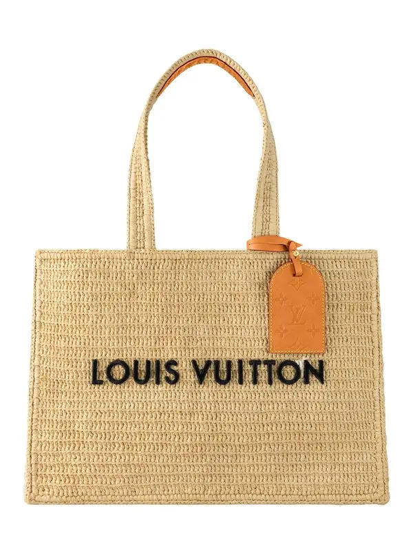 LOUIS VUITTON Summer Shopper Tote Mm - Tan