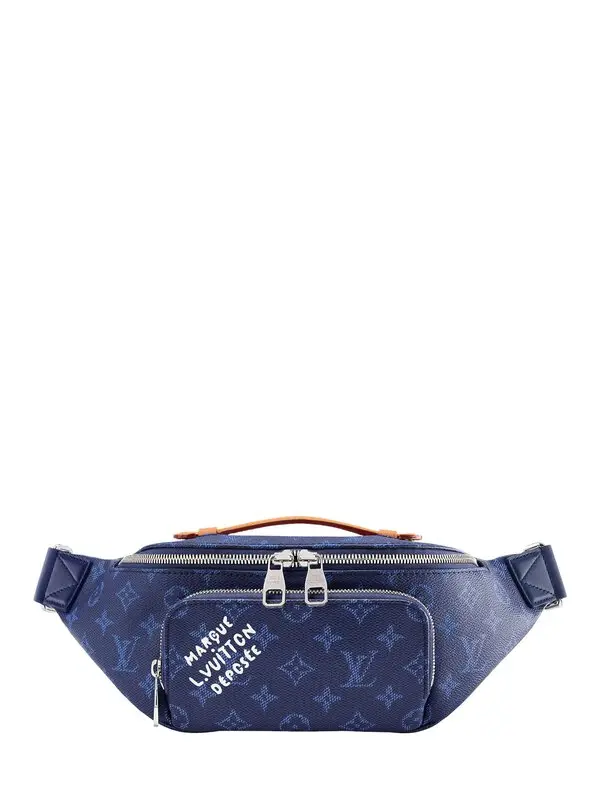 LOUIS VUITTON Rush Bumbag Ocean Monogram Heritage Canvas - Blue