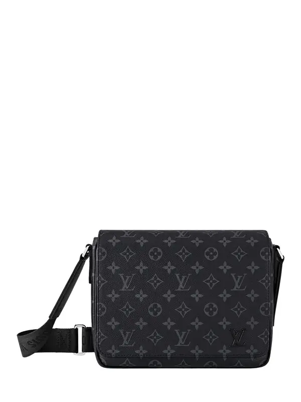 LOUIS VUITTON District Pm Monogram Eclipse Canvas - Black
