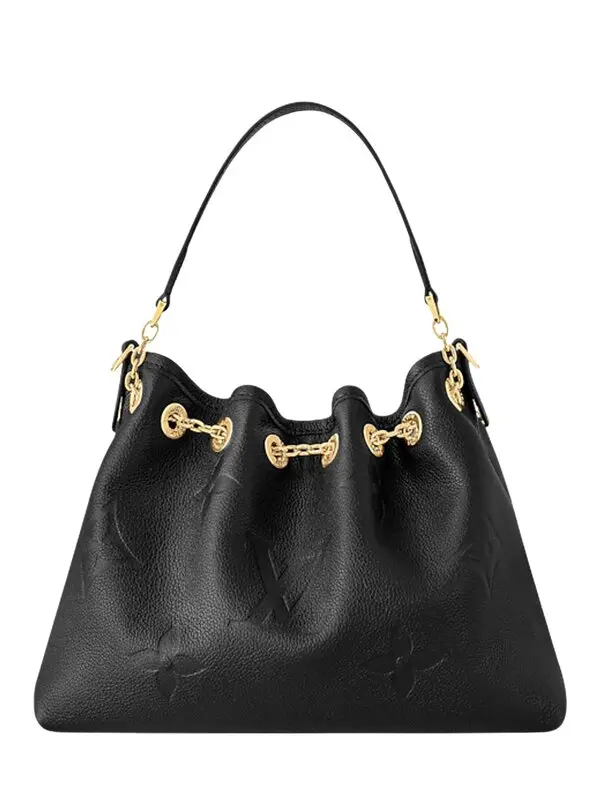 LOUIS VUITTON Monogram Embossed Empreinte Leather Bag - Black