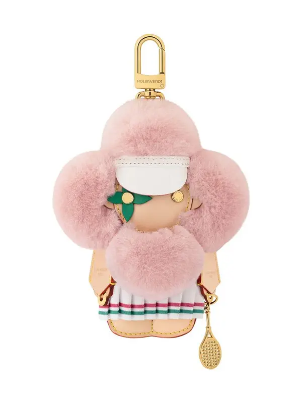LOUIS VUITTON Vivienne Fashionista Bag Charm - White
