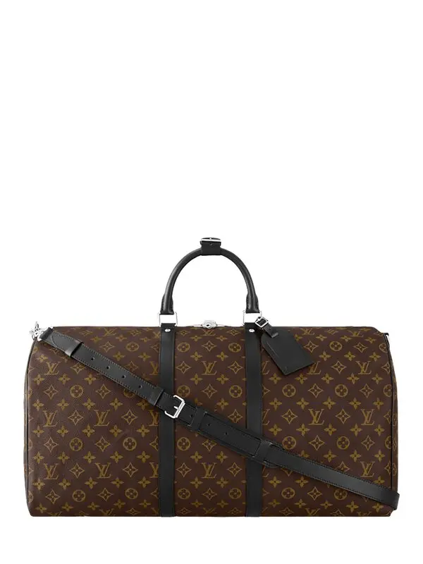 LOUIS VUITTON Keepall Bandoulière 55 Monogram Canvas - Brown
