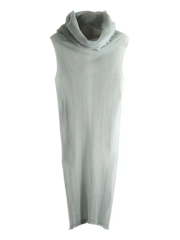 Rick Owens In Maglia Transparent Tube Top - White