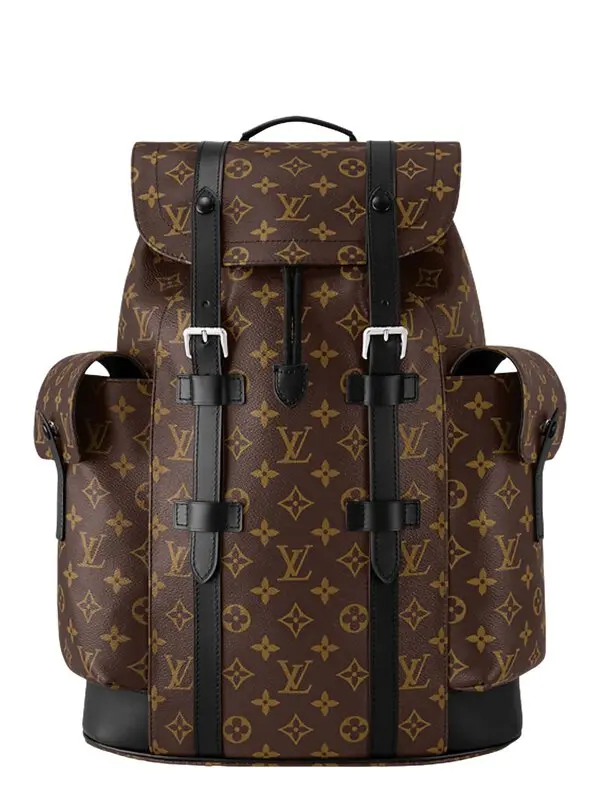 LOUIS VUITTON Christopher Mm Monogram Canvas - Brown