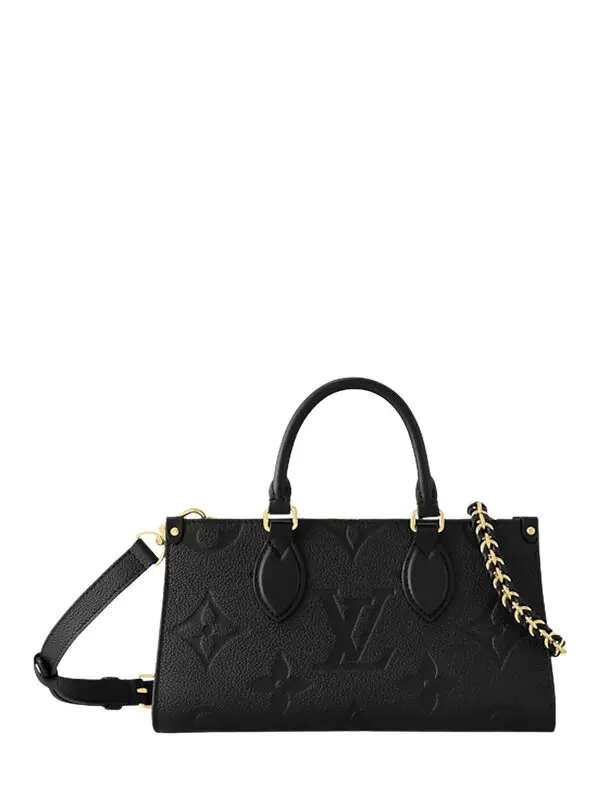 LOUIS VUITTON Onthego East West Monogram Embossed - Black