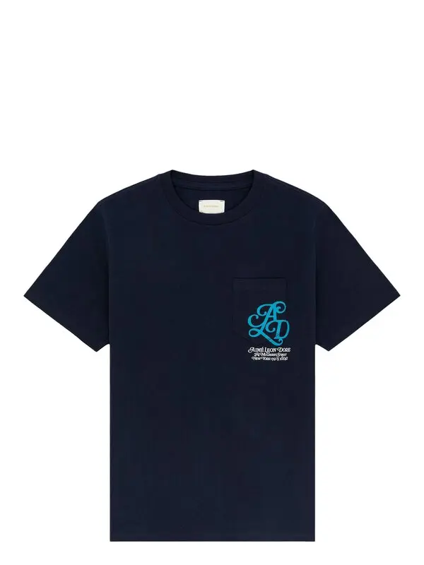 Aimé Leon Dore Monogram Pocket T-shirt - Blue