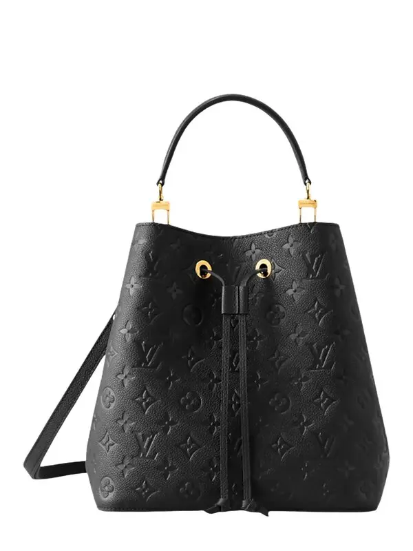 LOUIS VUITTON Neonoe Mm Monogram Embossed - Black