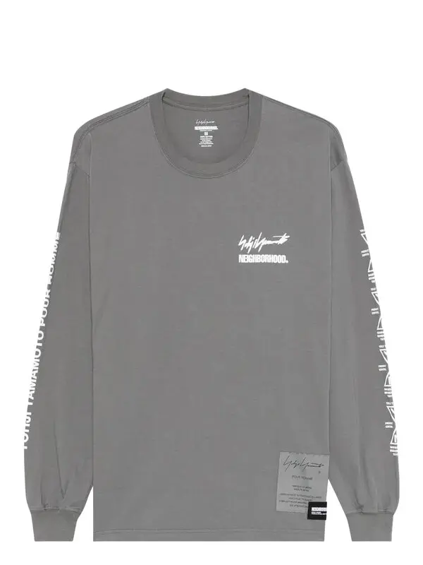 YOHJI YAMAMOTO POUR HOMME Long-sleeve T-shirt - Grey