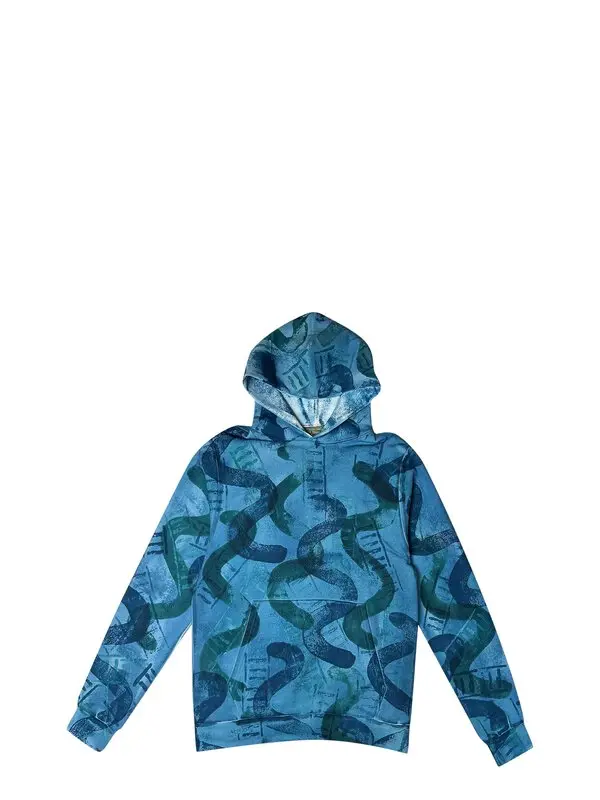 DENIM TEARS Printed Hoodie - Blue
