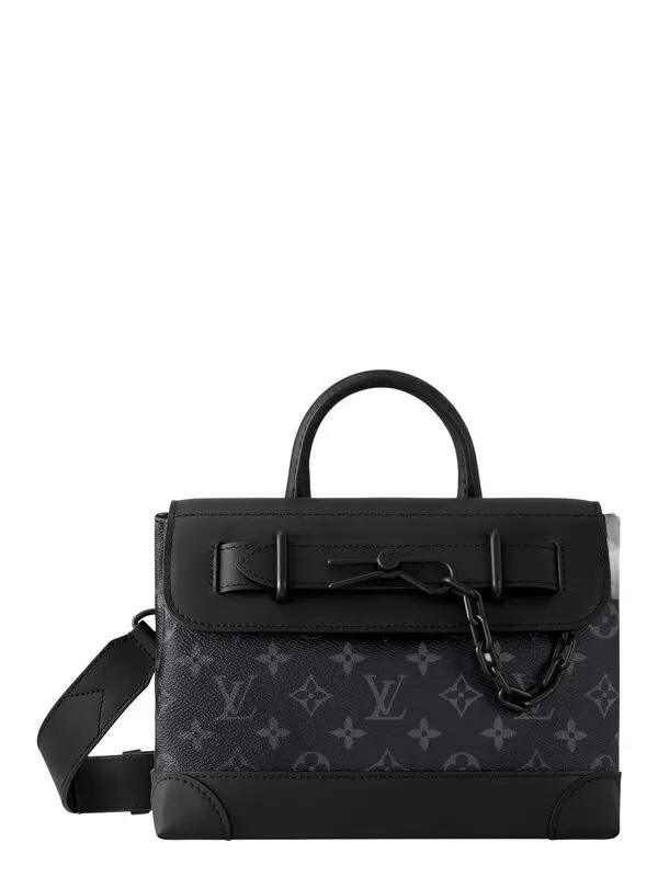 LOUIS VUITTON Steamer Pm Monogram Eclipse Canvas - Black