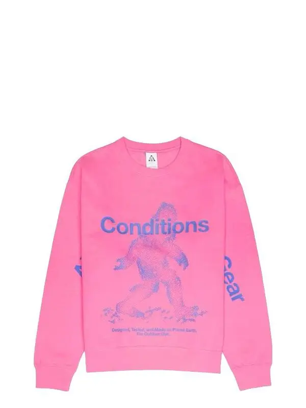 Nike Tuff Fleece Crewneck Sweatshirt - Pinksicle