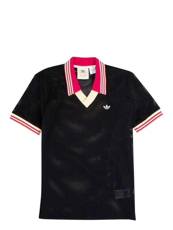 Adidas X Wales Bonner Mesh Polo - Black