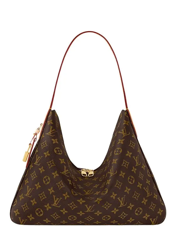 LOUIS VUITTON Slouchy Mm Monogram Canvas - Brown